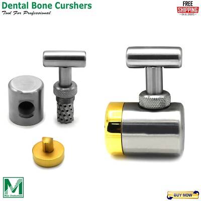 Dental Implant Instruments Crusher Bone Mill Bone Morselizer Bone ...