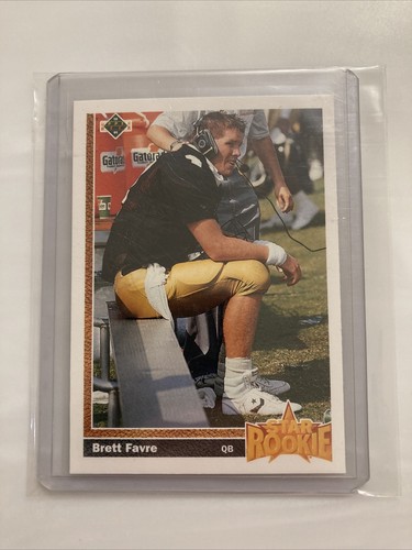 1991 UPPER DECK BRETT FAVRE ROOKIE CARD #13 MINT | eBay