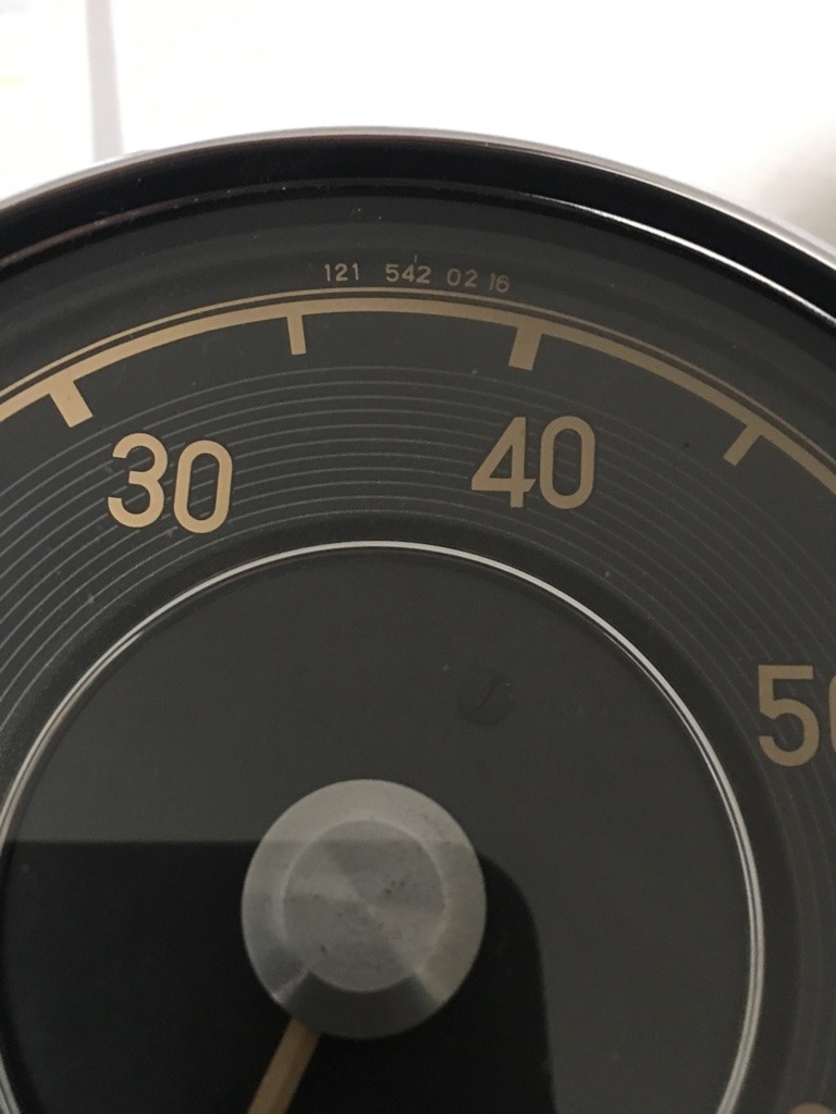 NEU Mercedes-Benz 190SL W121 VDO Tachometer Drehzahlmesser Speedo Tach ...