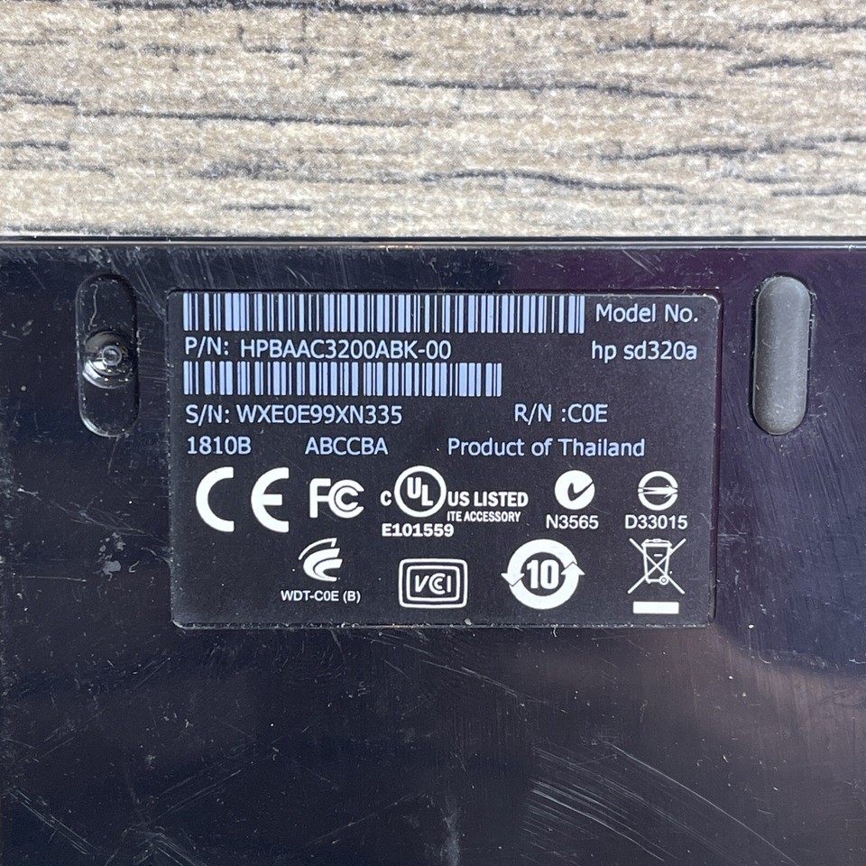 HP SimpleSave SD320A Black 320GB USB 2.0 Portable 2.5-inch External ...