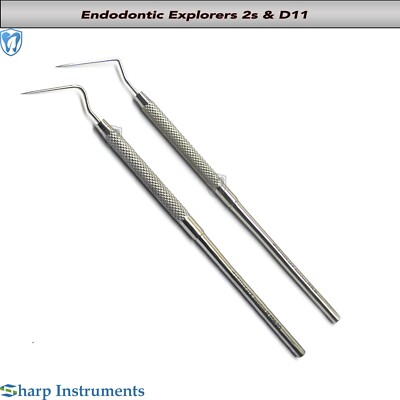 Root Canal Explorer D11 & 2s Endodontic Cavity Filling Diagnostic ...
