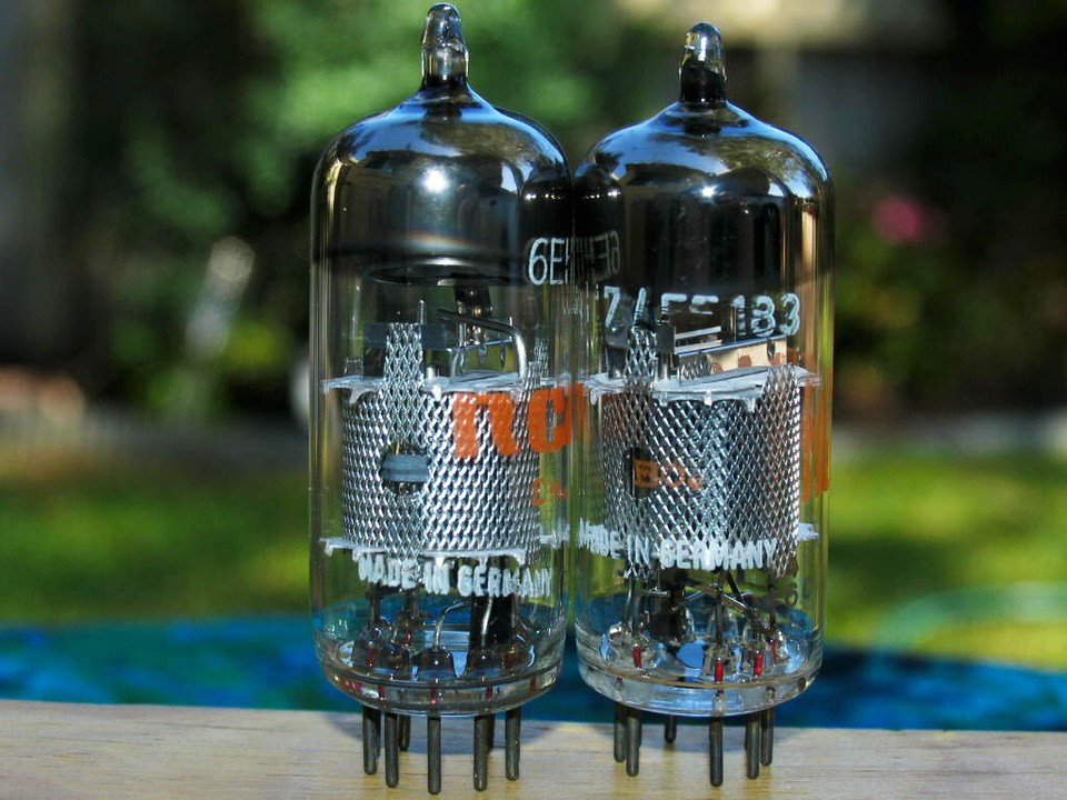 RCA Germany 6EH7 EF183 RF/IF mesh plate pentode NIB pair tubes | eBay