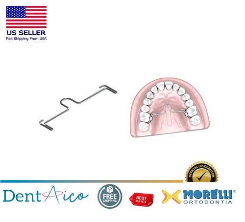 ORTHODONTIC PALATAL BAR WITH MESIAL LOOP 37MM DENTAL SUPPLY | eBay