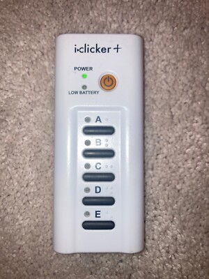 iClicker Plus RLR15 Wireless Classroom Remote, Batteries Included | eBay