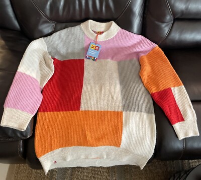 LEGO Collection x Target Women’s Color Block Sweater Large Red Pink ...