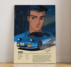 Initial D Collection: Iconic Characters & Cars - A1/A2/A3/A4 Canvas ...