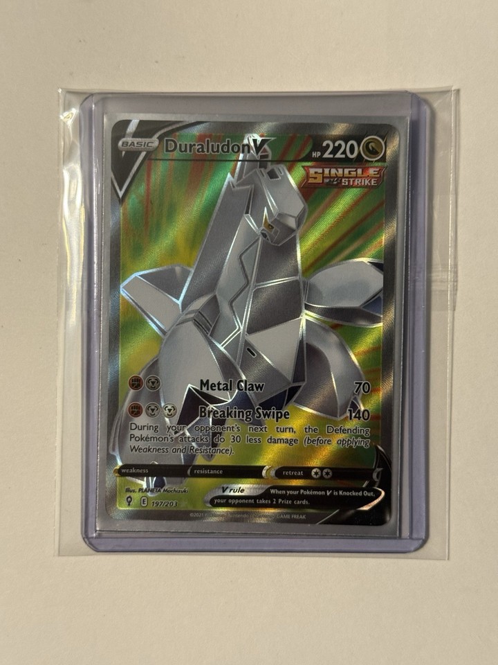 Pokémon Duraludon v TCG Card 197/203 Evolving Skies - NM/Mint! | eBay