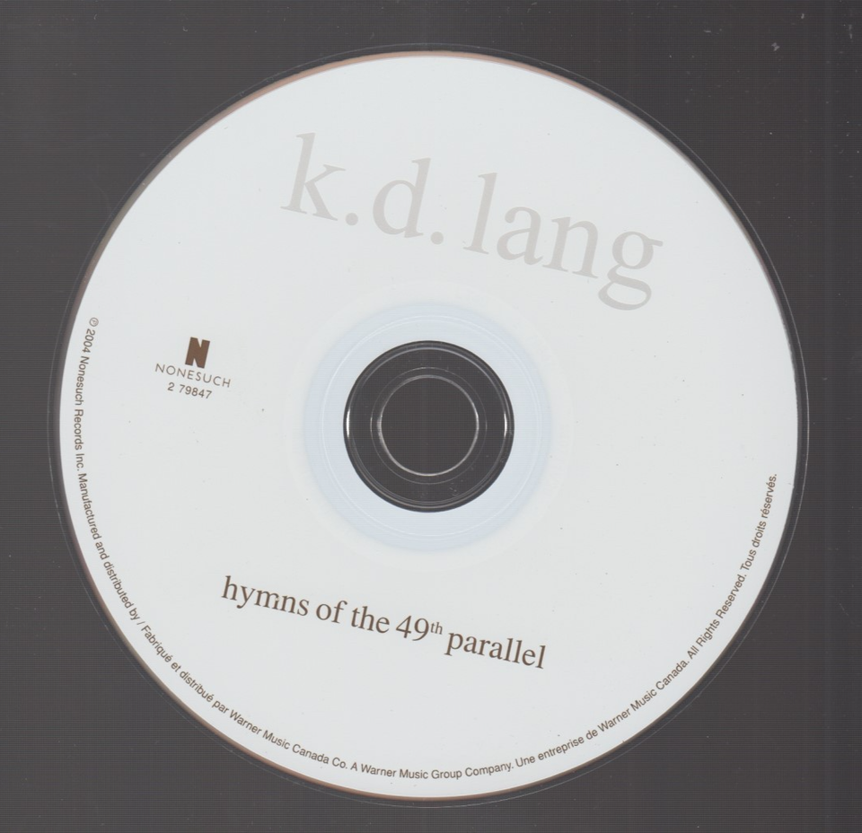 k.d. lang CD Hymns of the 49th Parallel / Shipped as Shown 75597984729 | eBay