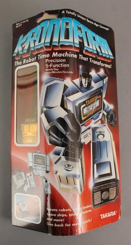 MISB Vintage 1983 Takara KRONOFORM Robot Time Machine Digital Watch Toy ...