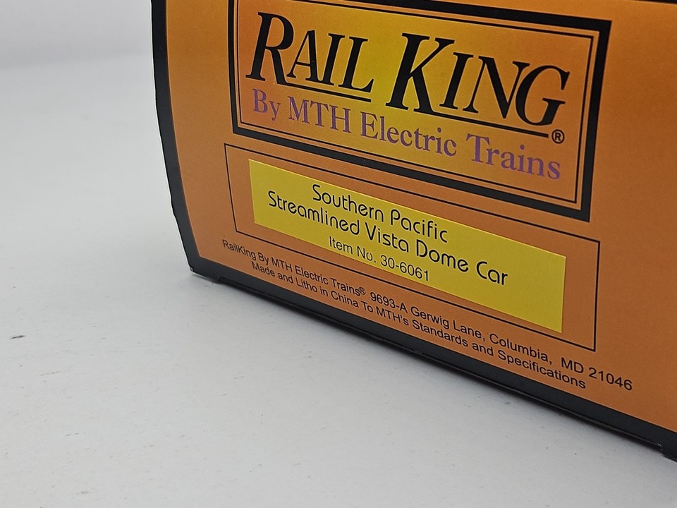 MTH Rail King O-27 Southern Pacific Daylight Special Streamlime ...