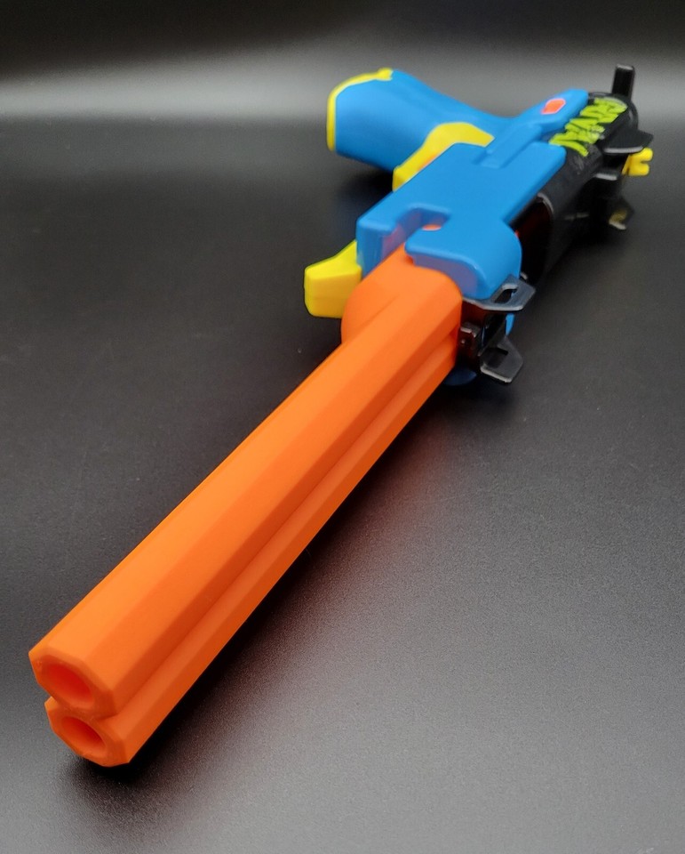 Double Barrel Mod For Nerf Rival Fate Blaster InLine Clip -6 Round 12 ...
