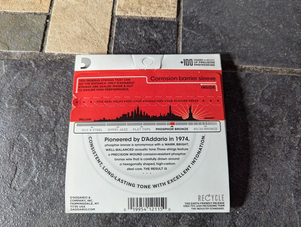 D'Addario EJ17 Medium Acoustic Guitar Strings | eBay