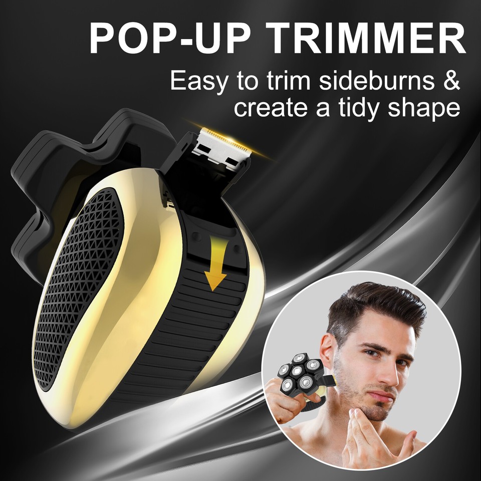 Electric Hair Remover Shavers Bald Head Razor Smooth Skull Cord ...