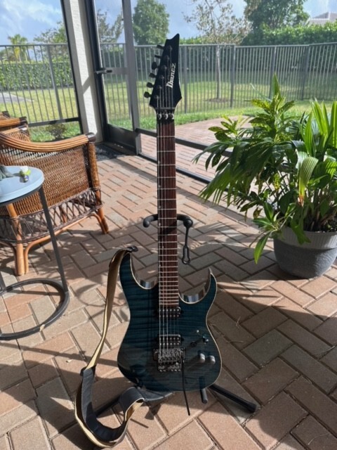 Ibanez RG3120 Prestige Guitar Team J Craft Twilight Blue finish | eBay