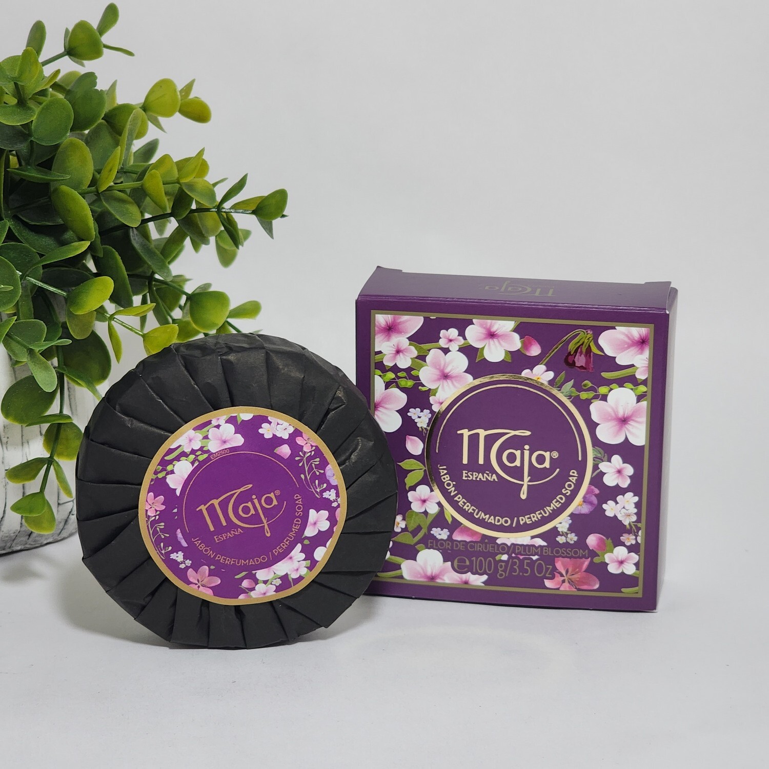 Maja Plum Blossom Perfumed Soap Bar Flor de Ciruelo Jabon Perfumado 3.5 ...
