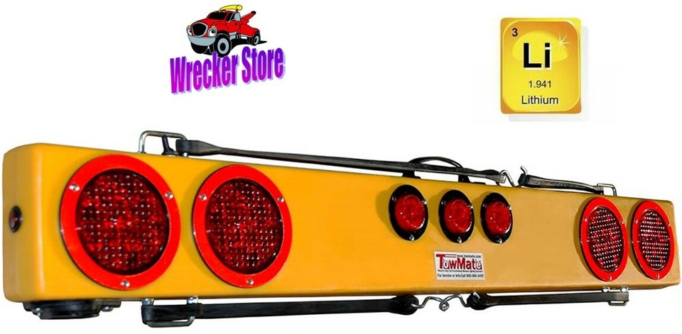60 HOUR RUN TIME TowMate 48" XR+ Lithium WIRELESS WIDE LOAD LIGHT BAR ...
