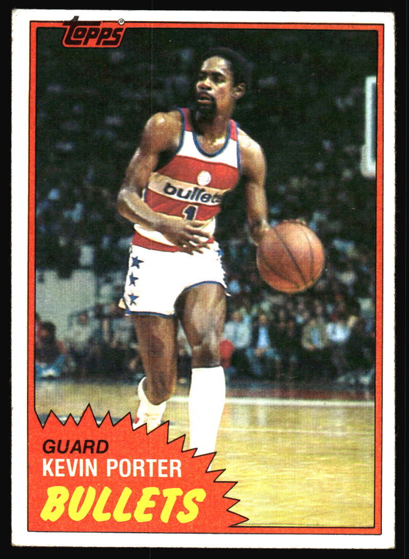 1981-82 Topps Kevin Porter #E99 Washington Bullets | eBay