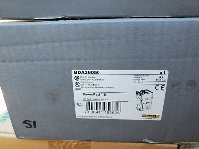 Square D BDA36050 50amp circuit breaker warranty iline replace FA's ...