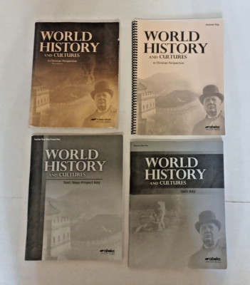 ABEKA World History & Cultures Third Ed Student Text Teacher Keys 10th ...