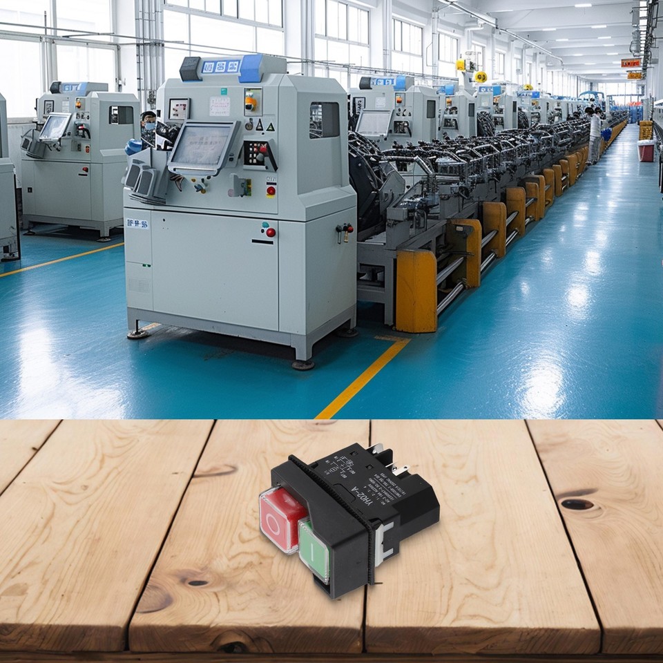 5Pin Magnetic Switch Electromagnetic Switch Compact Size For Lathe ...