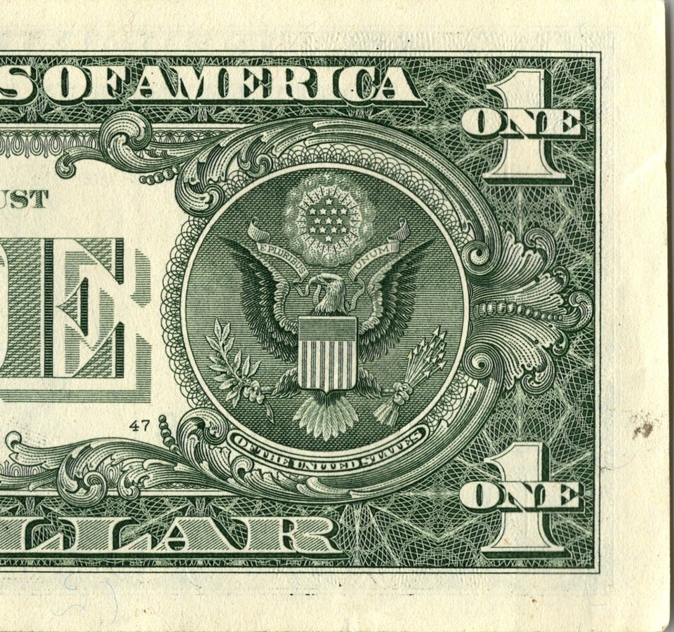 July 31 2000 Birthday Note Fancy serial number One Dollar bill ...