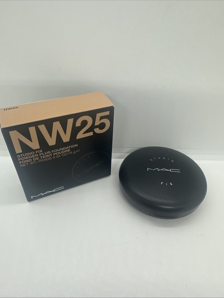 MAC Studio NEW Fix Powder Plus Foundation NW25 MAKEUP .52oz ORIGINAL ...