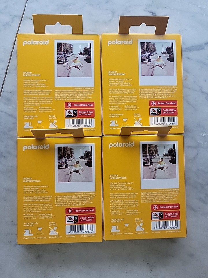 4 New Unopened Poloroid i-type Film Boxes | eBay