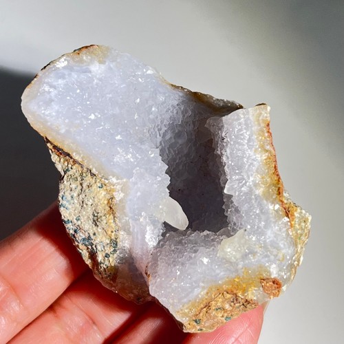 85gNatural ROUGH blue lace AGATE / chalcedony - Healing Stone Reiki Raw ...