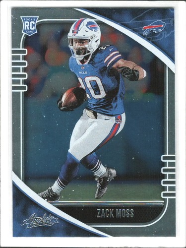 2020 Panini Absolute Zack Moss RC ROOKIE CARD #200 Bills | eBay