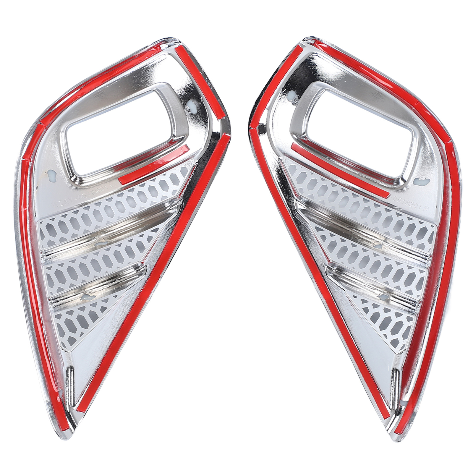 2pcs Front Fog Light Cover ABS Chrome Bezel For Highlander 2022+ | eBay