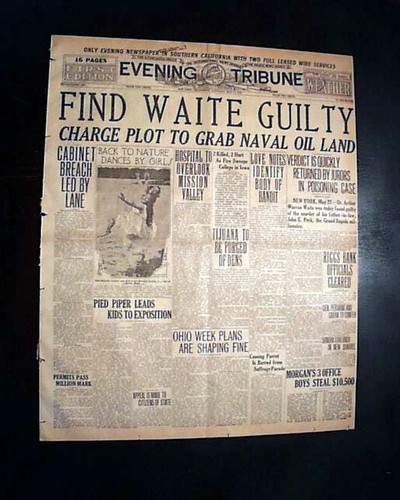 DR. ARTHUR WARREN WAITE Murder of Hannah and John E. Peck GUILTY 1916 ...