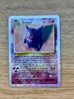 Gengar – Legendary Collection 11/110 – Reverse Holo – 2002 Pokémon | eBay