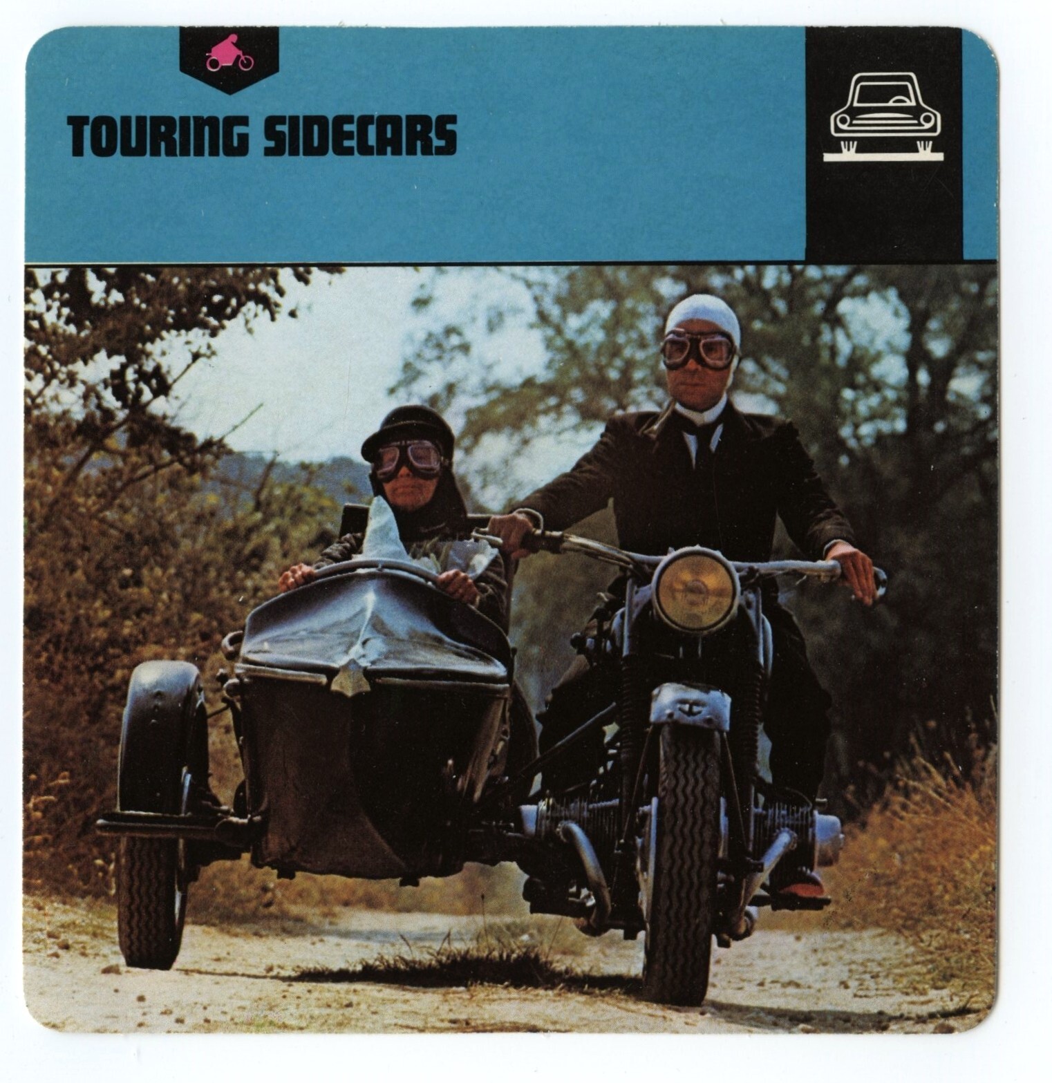 Touring Sidecars - Motorcycle Edito Service SA Auto Rally Card | eBay