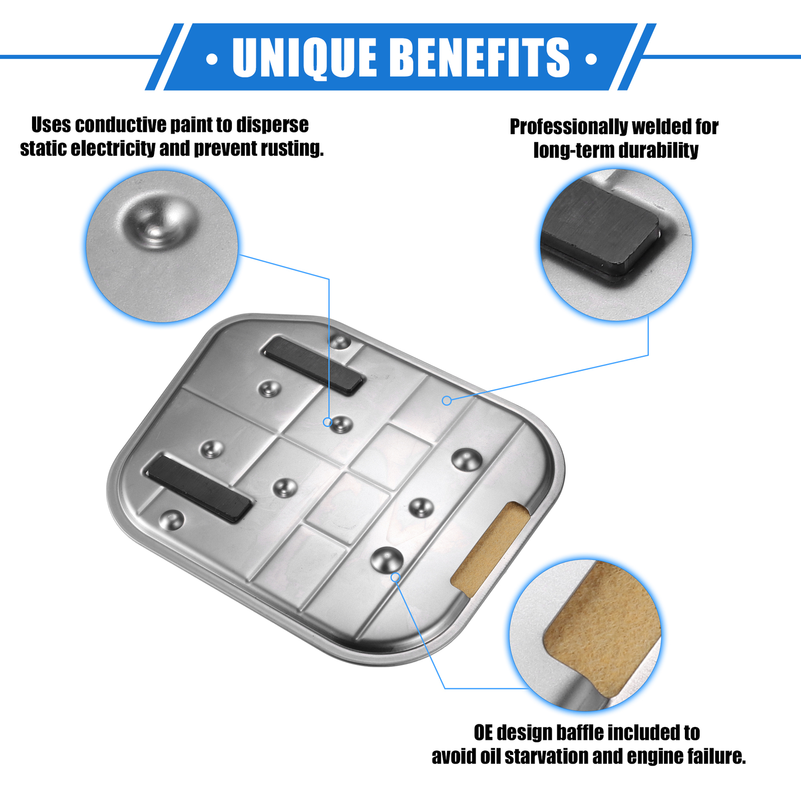 Pack of 1 for Dodge Challenger 15-18 Automatic Transmission Filter ...