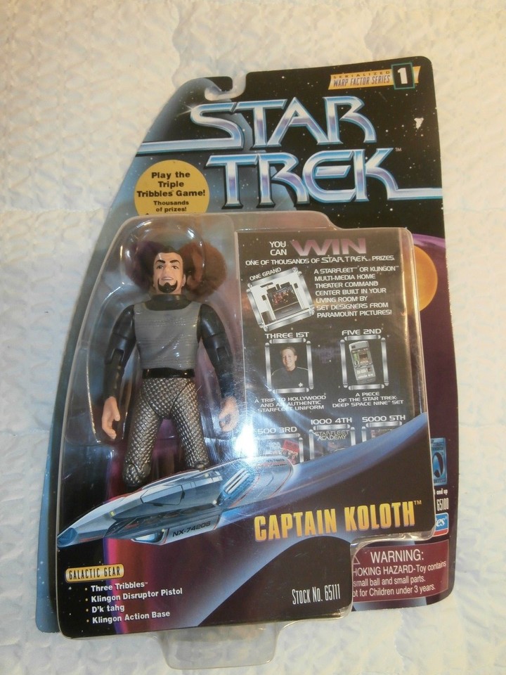 start trek tom paris mutated/ captain koloth/ constable odo | eBay