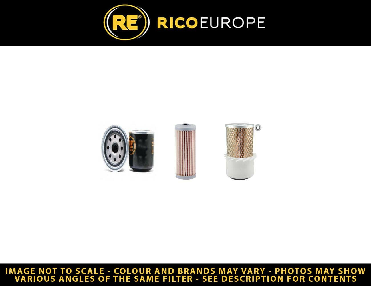 Filtre Kit Pour Kobelco SK025 Carburant Huile Air W/Yanmar 3TNC78L Eng ...