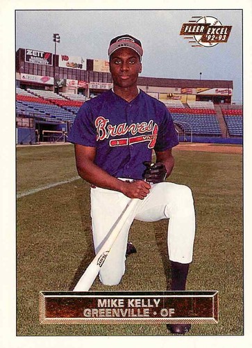 1992 Fleer Excel #3 Mike Kelly Atlanta Braves | eBay