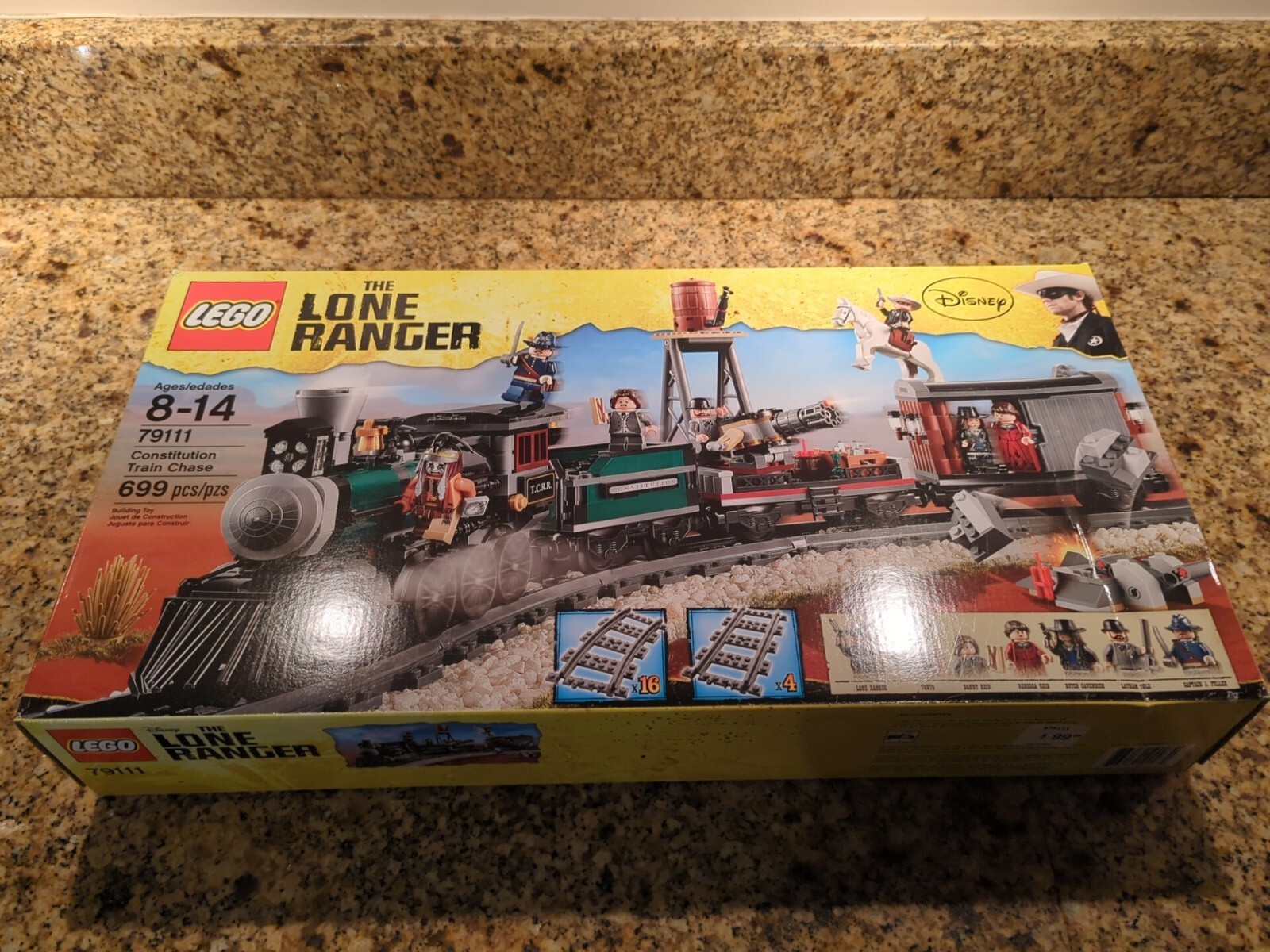 Retired rare genuine LEGO 79111 Disney LONE RANGER CONSTITUTION TRAIN ...