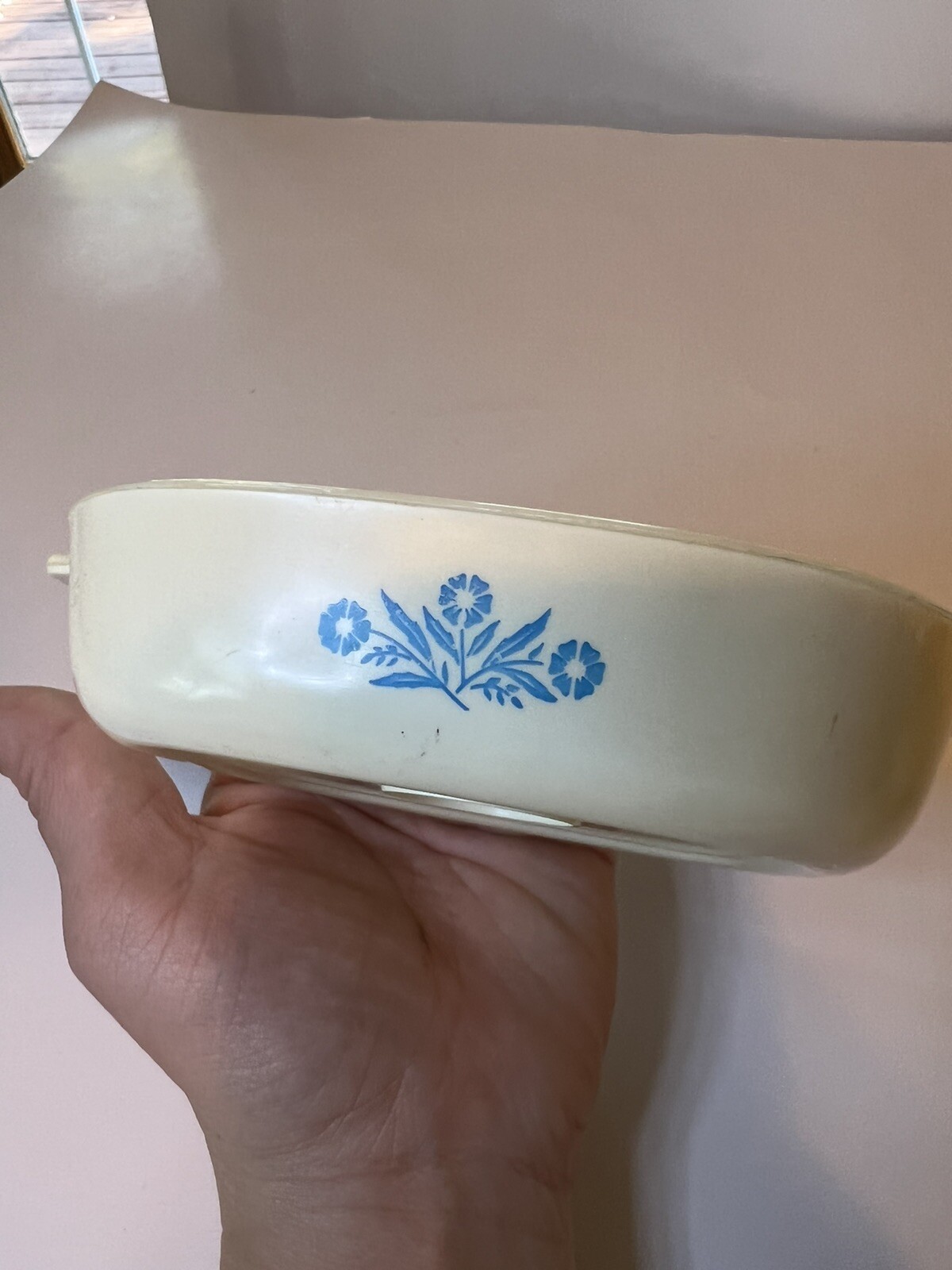 RARE Vintage Corning Ware Blue Cornflower PLASTIC MINIATURE Toy ...