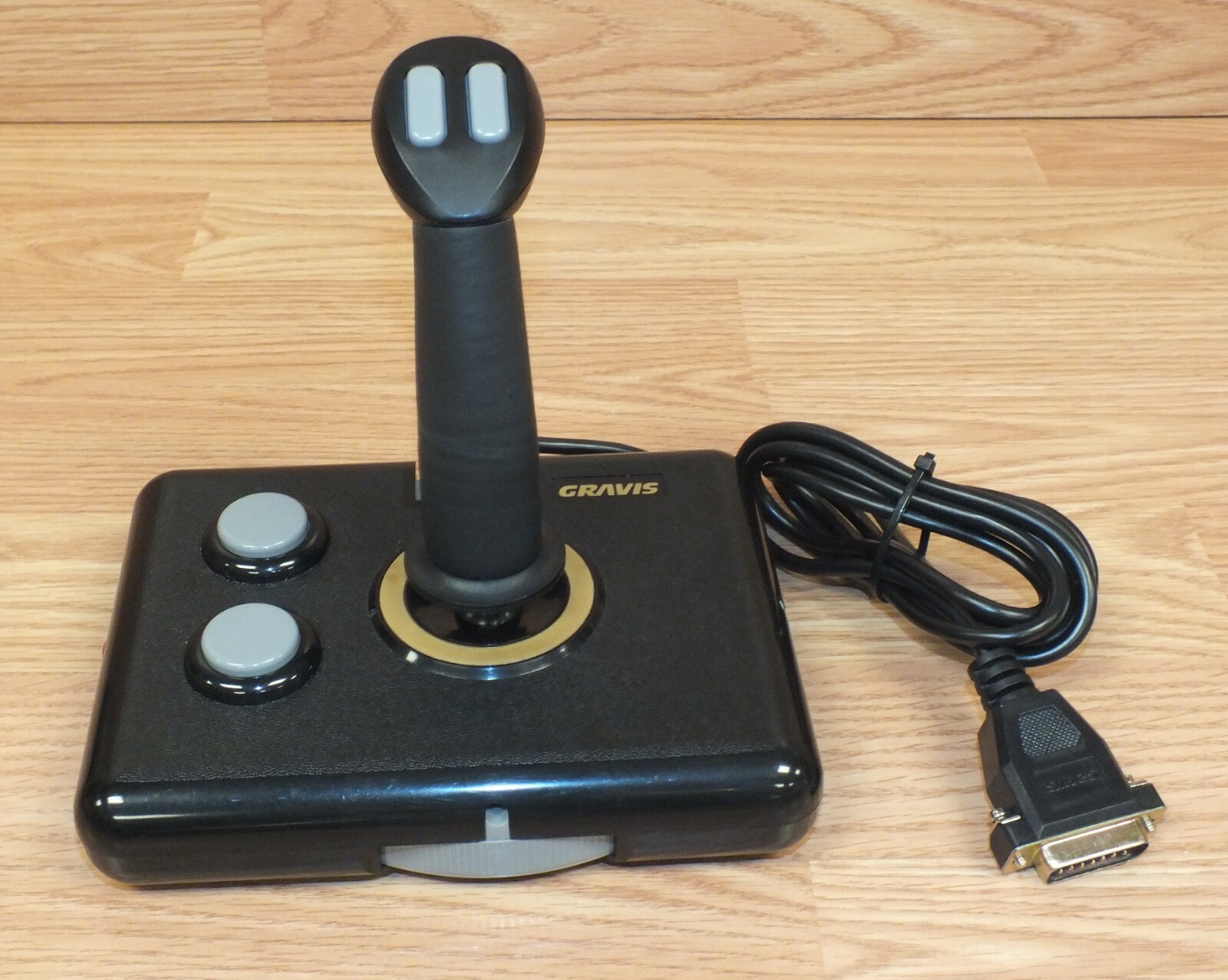 Genuine Gravis Black Multi Button Joystick For Older Computer Gaming ...