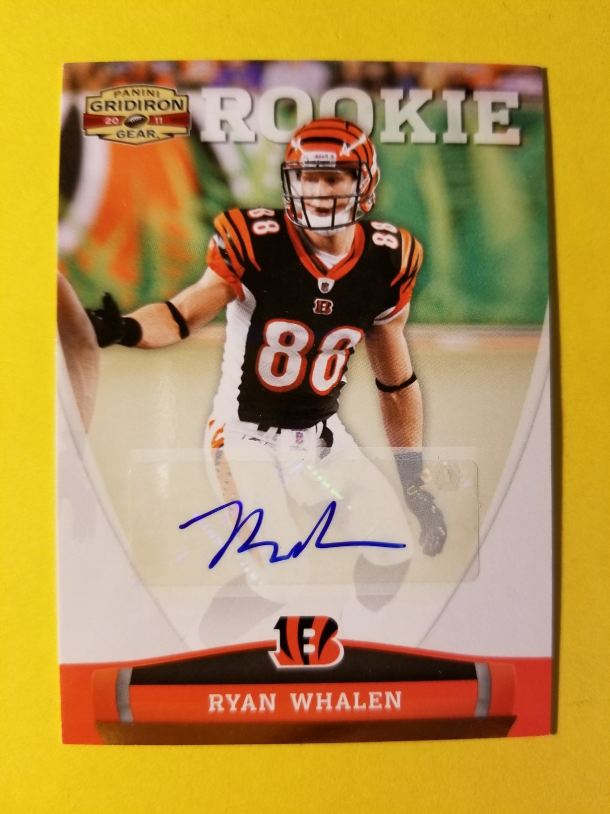 RYAN WHALEN 092/299 RC AUTO AUTOGRAPH #204 BENGALS - STANFORD 2011 ...