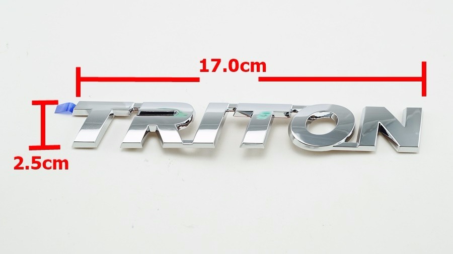 MITSUBISHI MARK TRITON CHROME 3D LOGO EMBLEM GENUINE PART 7415A093 | eBay