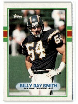 1989 Topps FOOTBALL #309 Billy Ray Smith San Diego Chargers | eBay