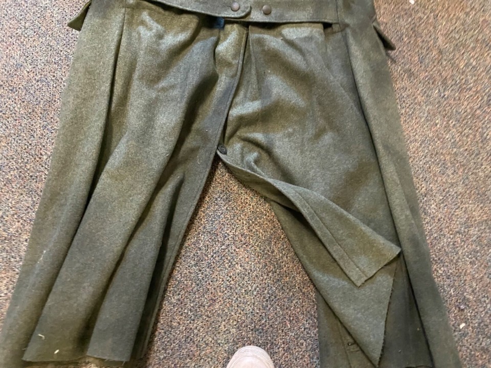 WWII GERMAN M42 1942 INFANTRY EM NCO COMBAT FIELD OVERCOAT GREATCOAT ...