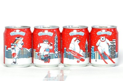 2000 Coca Cola 4 cans set, Hongkong; Winter Magic | eBay