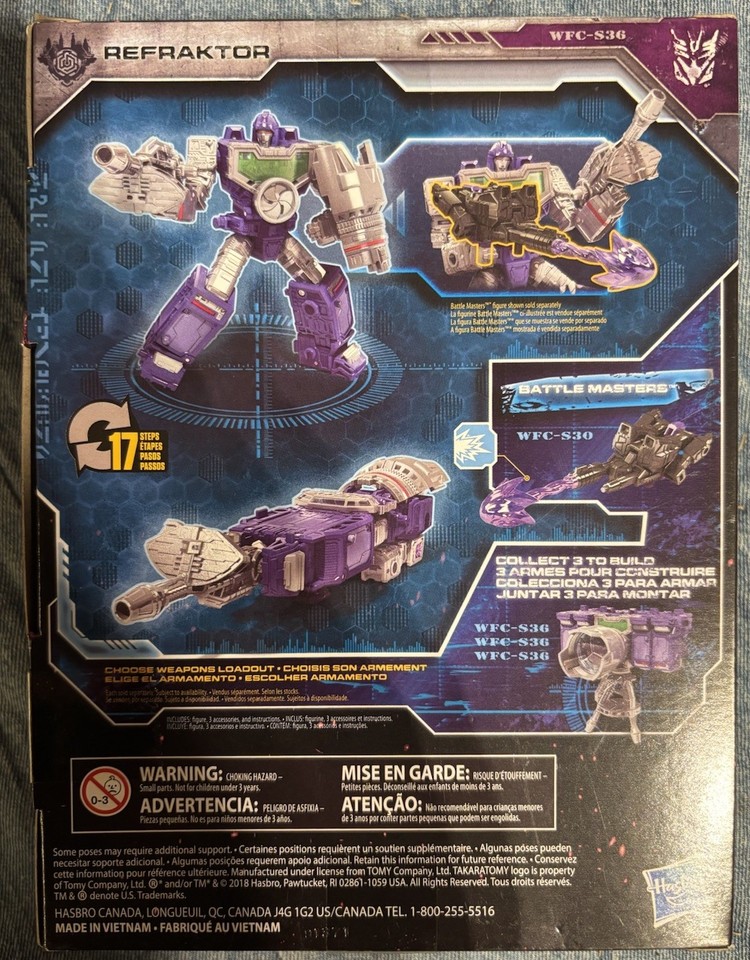 Transformers Siege WFC-S36 War For Cybertron REFRAKTOR Figure MIB aka ...