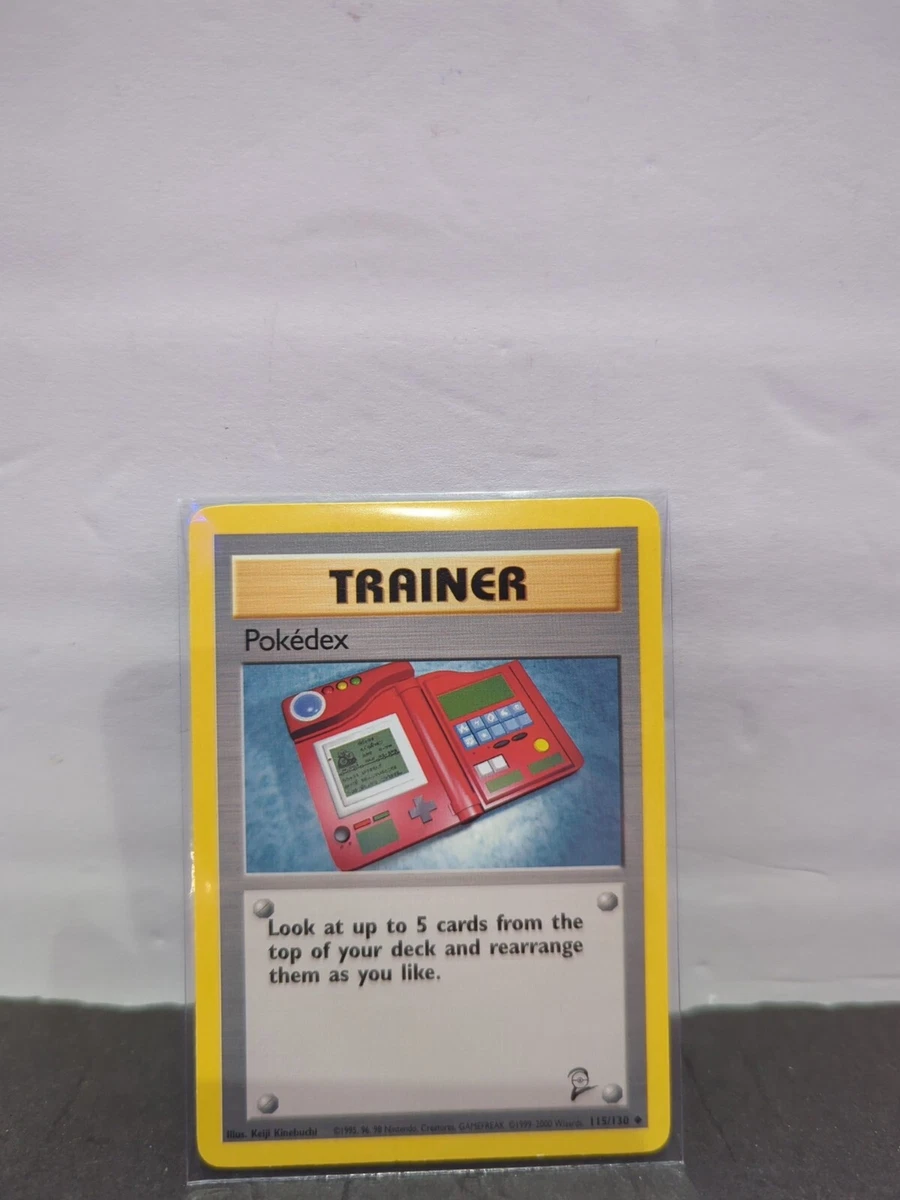 Vintage Pokemon Pokedex Trainer Card 87/102 Great Condition, 58% OFF