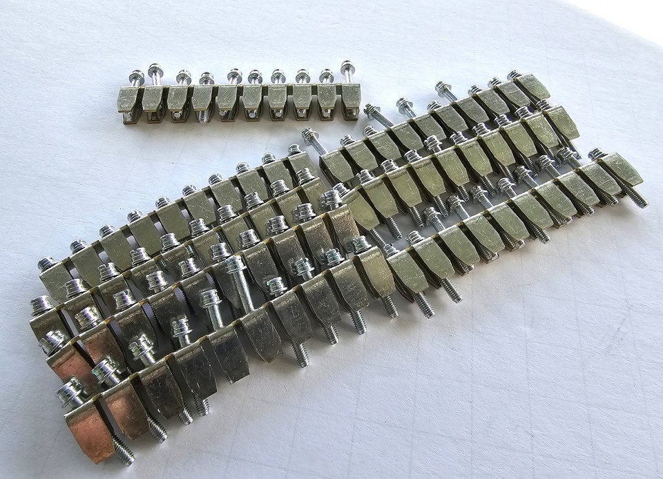 Entrelec 1SNA168974R0000 BJM8-10 ( Lot of 8 ) Terminal Block Jumpers ...