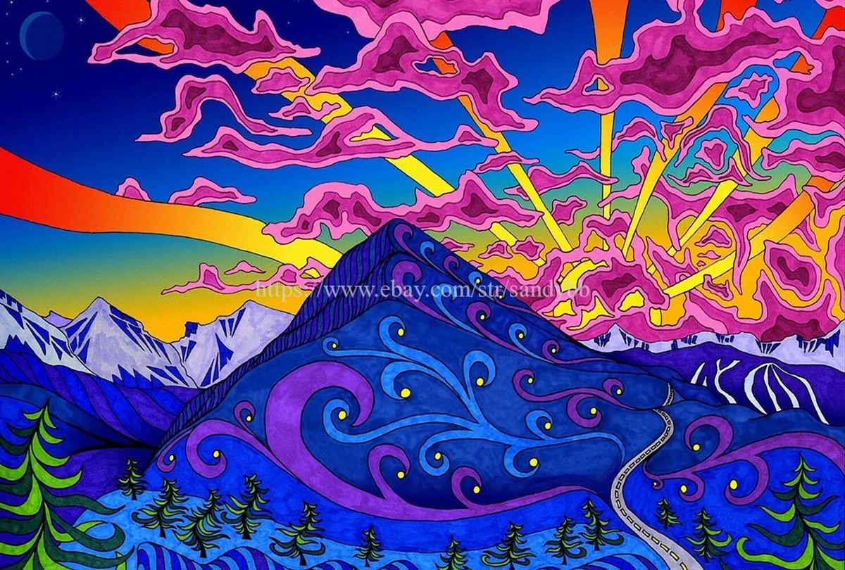 Psychedelic Sky Art