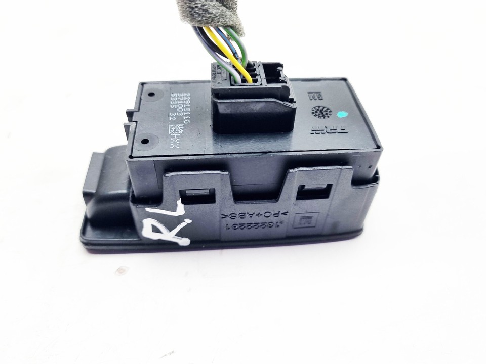 VAUXHALL INSIGNIA A WINDOW CONTROL SWITCH & TRIM REAR LEFT PASSENGER ...